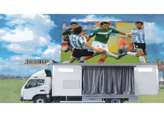 Ultra Thin Outdoor Mobile Led Screen 250*250 Mm For Sporting Events
