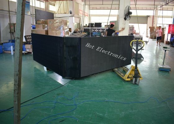 Outdoor Dip Front Service Led Display Iron Cabinet With Front Open Type