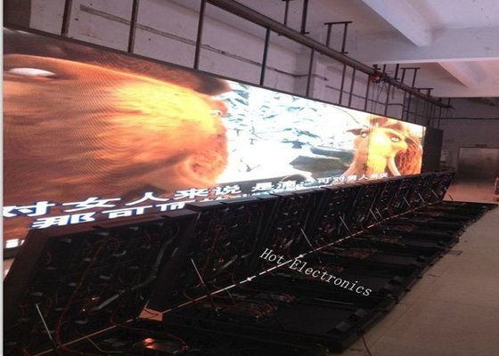 Seamless P8 Front Service Led Display Rgb Led Video Screen 256*128 Mm Size
