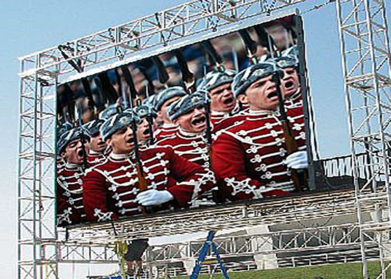 P10 Outdoor Rental LED Display Die Casting Aluminum Material