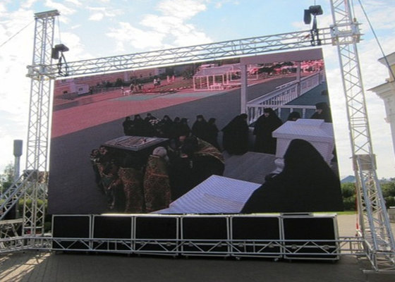 P10 Outdoor Rental LED Display Die Casting Aluminum Material