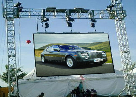 HD Outdoor Rental LED Display , 10mm Electronic LED Video Screen