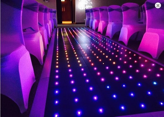 1.5T/Sqm Bearing Durable Starlit Dance Floor P6.25 Large Viewing Angle