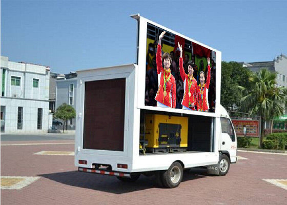 Higher Accuracy P8 Mobile Electronic Billboards 3000 Hz For Vocal Concerts