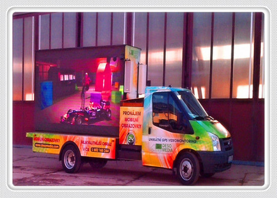 Higher Accuracy P8 Mobile Electronic Billboards 3000 Hz For Vocal Concerts
