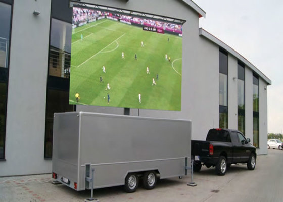Higher Accuracy P8 Mobile Electronic Billboards 3000 Hz For Vocal Concerts