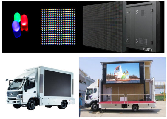Higher Accuracy P8 Mobile Electronic Billboards 3000 Hz For Vocal Concerts