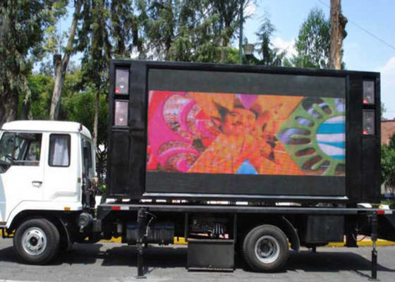 IP65 Mobile Truck LED Display Rental , Outdoor Led Video Display P5.95