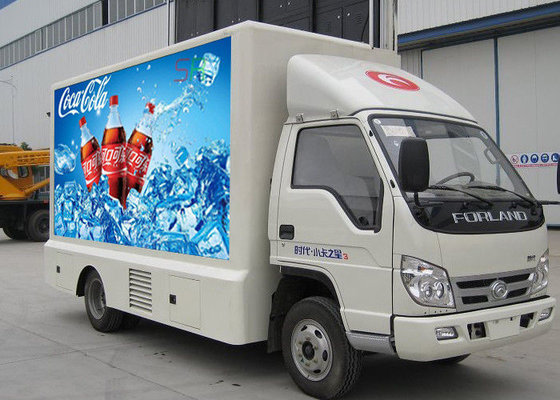 P4.81 RGB Truck Led Display Waterproof 7000nits With Seamless Splicing