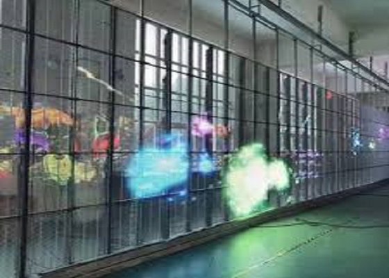Outdoor LED Mesh Display P18.75 Transparent Dip Led Display Screen