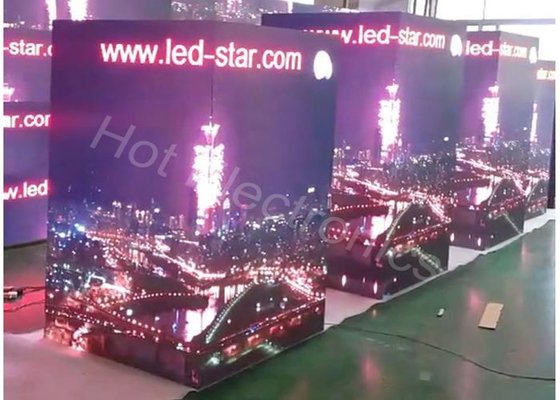 P3 Rgb Full Color LED Screen Rental With High Refresh Rate 4000 HZ