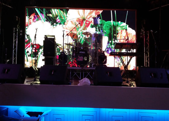 Indoor Full Color Led Display SMD3528 Cabinet Size 576*576 Mm