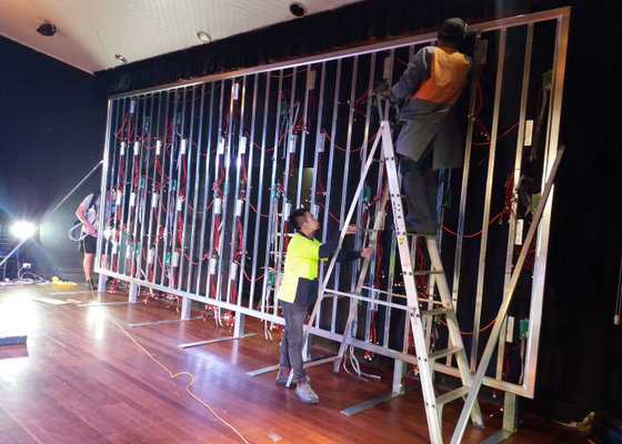 Indoor Full Color Led Display SMD3528 Cabinet Size 576*576 Mm