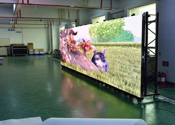 1.8 Mm LED Advertising Display Customized , SMD Indoor Video Wall Led Screen