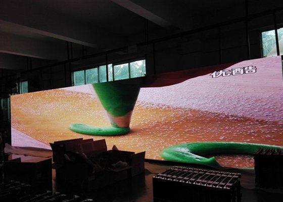 P1.25 Indoor LED Advertising Display RGB With Cabinet Size 480*480 Mm