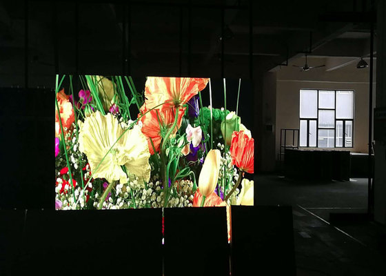 6 Mm Indoor Fixed LED Display HD 128*128 Cabinet Resolution