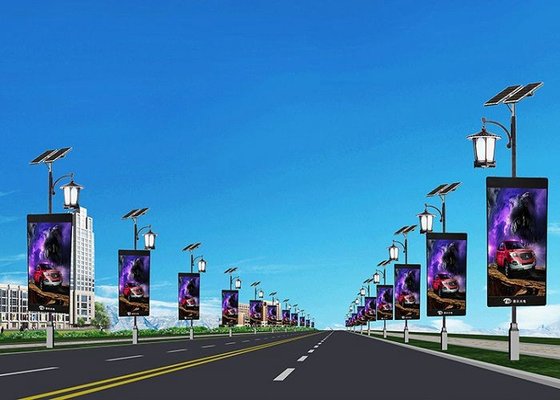 Waterproof HD LED Poster Display , Fixed LED Advertising Screen 1/4 Scanning