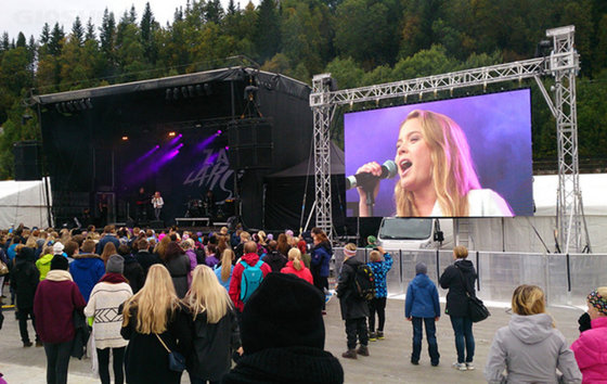Outdoor Rental LED Display for Concert , P10 HD Video Digital Display Board