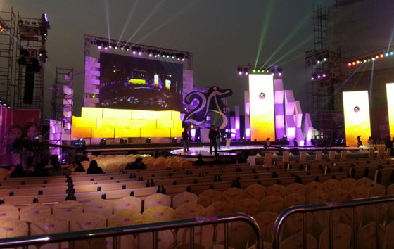Outdoor PH4.81 LED Screen Rental Display For Events 500*500 mm Cabinet Size