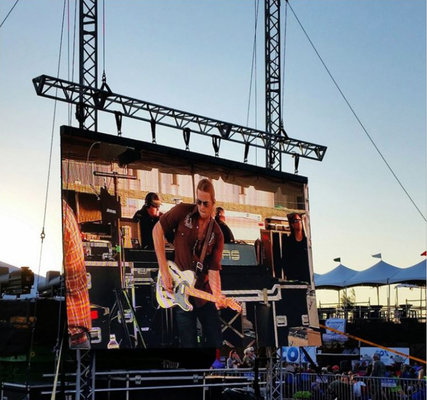 Super Bright Outdoor Rental LED Display , P6 Big Advertising Billboard