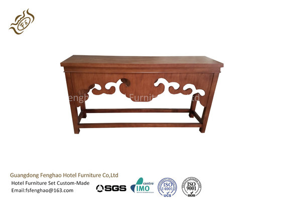 China Mahogany Carving Patrerns Hallway Console Table / Entryway Rustic Console Table supplier