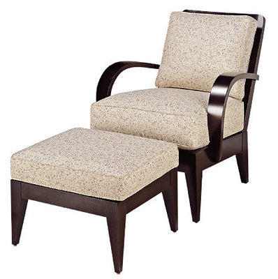 China Classical Style Bedroom Hotel Lounge Leisure Chair Ottoman Customized supplier