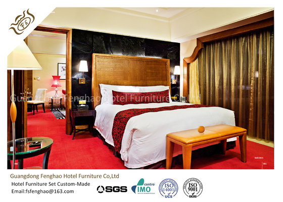 China Antique OEM Modern Maple Wooden Hotel Furniture Set For Guest Room supplier