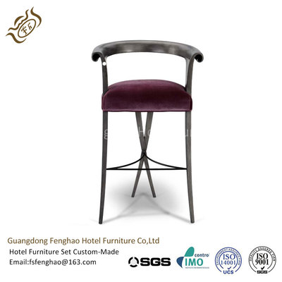 Elegant Dining Room Hotel Bar Furniture Urban Chair Upholstered Bar Stools supplier