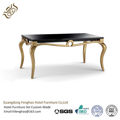 Luxurious Hand Craft In Gold Leaf Finish Dark Wood Console Table For Living Room supplier