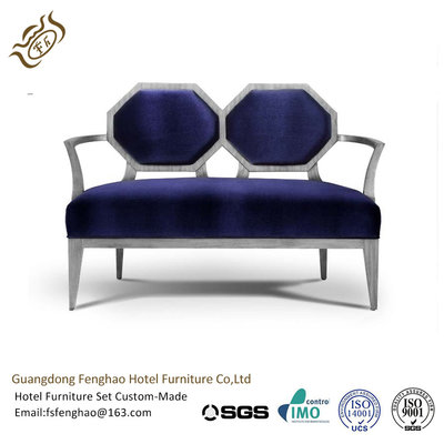 Fashion KTV Fabric Hotel Room Sofa Natural Timber Wood Fabric for Hotel Lobby supplier