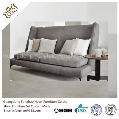 Hotel Living Room Pu Leather Sofa / Professional Modern 2 Seater Sofa supplier