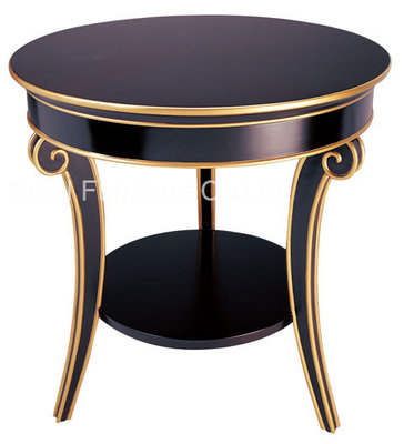 European Style Round Top Side Coffee Table Hand Carved Gilding Modern Coffee Table supplier