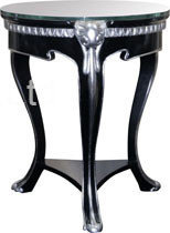 European Style Round Top Side Coffee Table Hand Carved Gilding Modern Coffee Table supplier