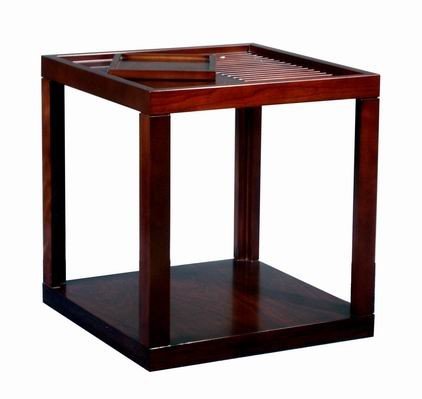 Rubber Wood  Square Side Coffee Table For Hotel Square End Table supplier