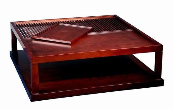 Rubber Wood  Square Side Coffee Table For Hotel Square End Table supplier