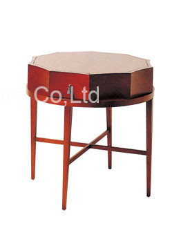 Rubber Wood Coffee Table With Drawers Modern Design Unique End Tables supplier