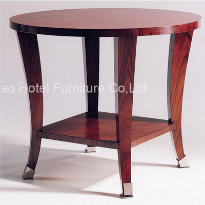 Brown Modern Side Coffee Table Oak Wood End Tables With Drawers supplier