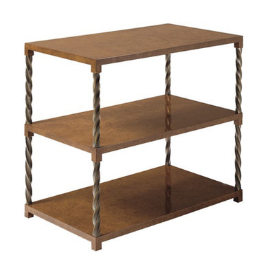 Modern Rubber Wood Square Round Coffee Table Three Tiered OEM & ODM supplier