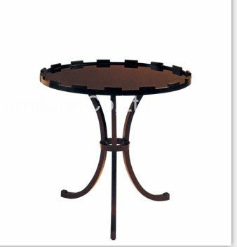 Hotel Round Top High Gloss Paint Side Coffee Table with Ash Wood supplier