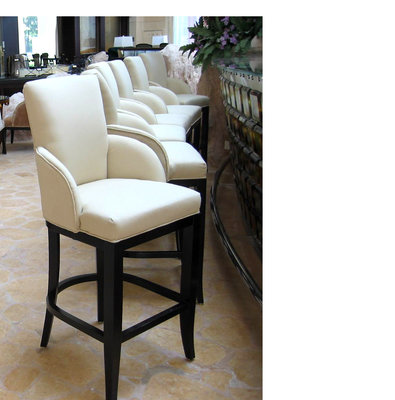 Vintga Salle Counter Hotel Bar Stools High Back For Kitchen Club supplier