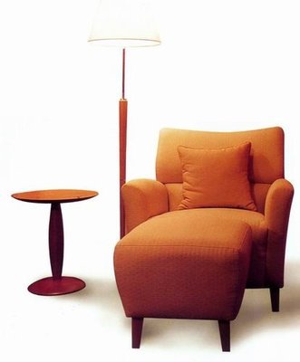 Heart Shape Back Cushion Leisure Chair Ottoman For Living Room supplier