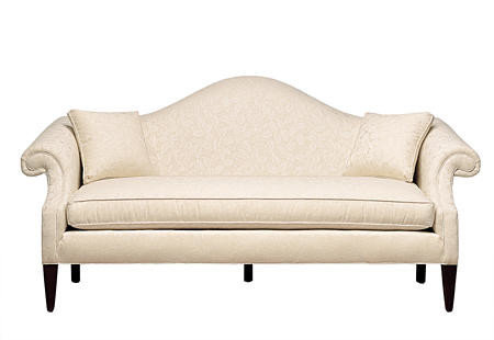 Elegant Antique French Romantic Cream Fabric Sofa With Goldleaf 3 Seater supplier