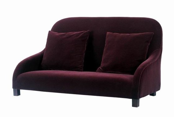 Velvet Fabric Purple Hotel Room Sofa Three Two Seat Single Sofa Set supplier