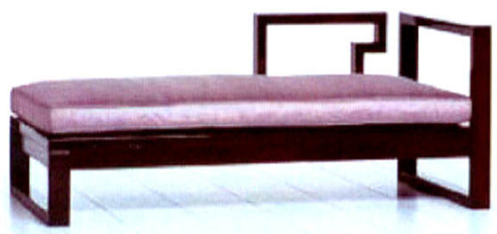 Hardwood Frame 2 Arm Chaise Lounge For Living Room Hotel Lounge Chairs supplier