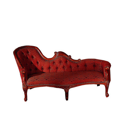 Luxury Custom Leather Chaise Lounge Cushions For Indoor Curved Chaise Lounge Chair supplier
