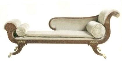 Custom Gilding Hand Carved Indoor Chaise Lounge Chair Leather / Fabric supplier