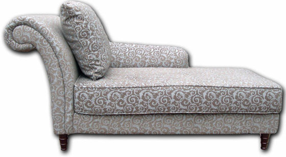 Modern Leisure Linen Chaise Lounge Couch For Hotel , Velvet Chaise Lounge supplier