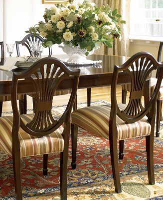 Cherry Veneer Restaurant Table And Chair Sets With Cushion / Walnut Veneer supplier