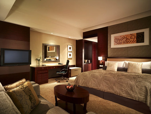 Custom Rosewood Veneer Modern Bedroom Furniture / 5 Star Hotel Furniture supplier