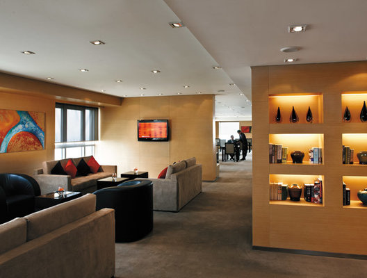 Uphostery Hotel Lobby Sofa Luxury With Fabric Coffee / Dining Table Sets supplier